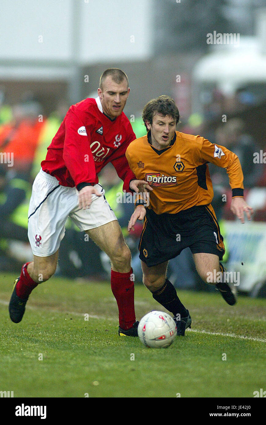 DANNY WILLIAMS & LEE NAYLOR KIDDERMINSTER V WOLVES AGGBOROUGH STADIUM ...