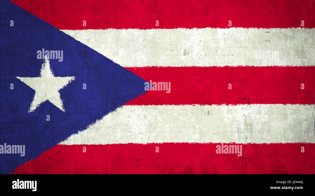 3d flag puerto rico close hi-res stock photography and images - Alamy