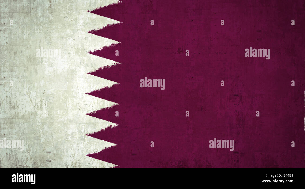 Qatar Flag close up texture Stock Photo - Alamy