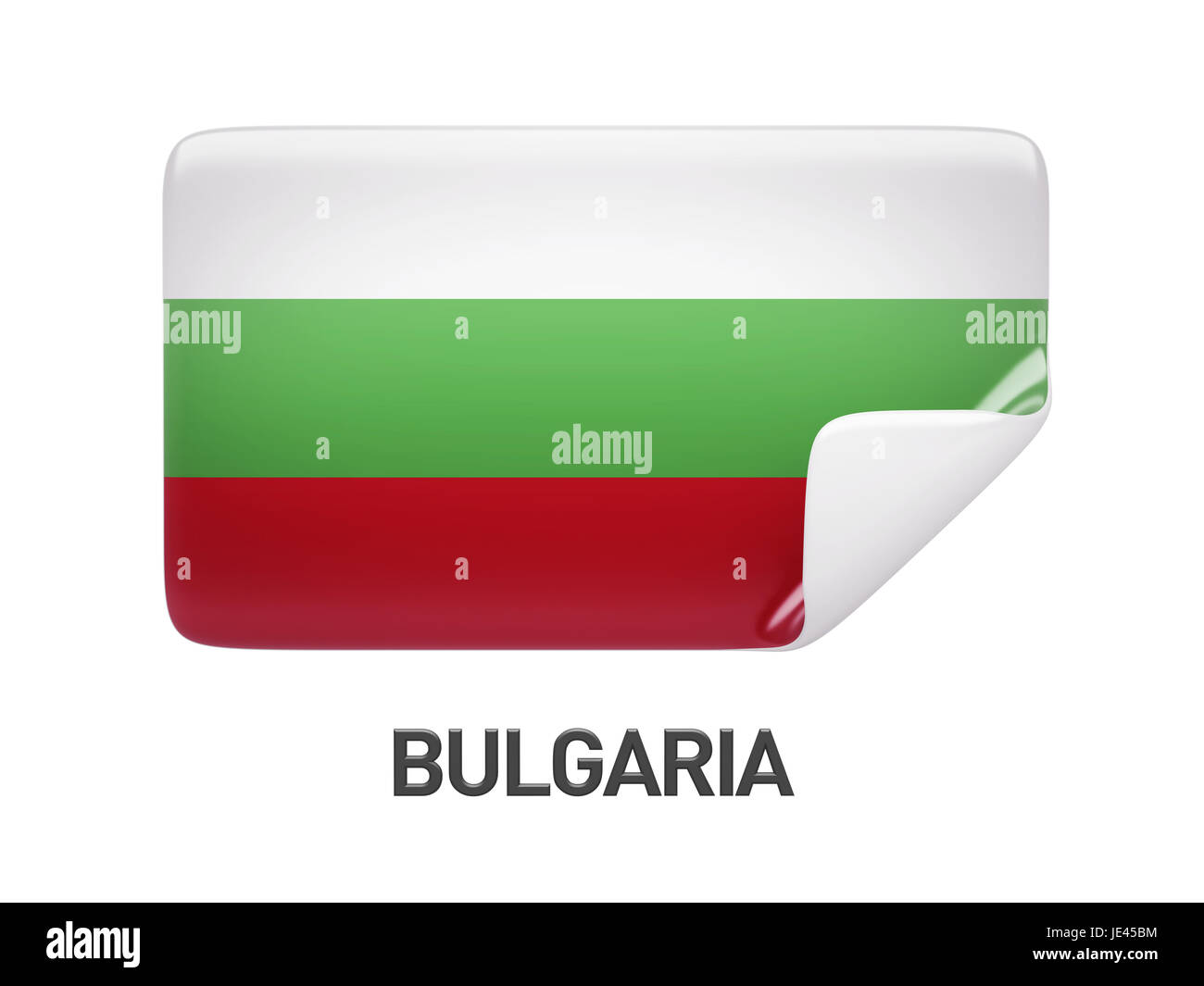 Paper national bulgarian flag hi-res stock photography and images - Alamy