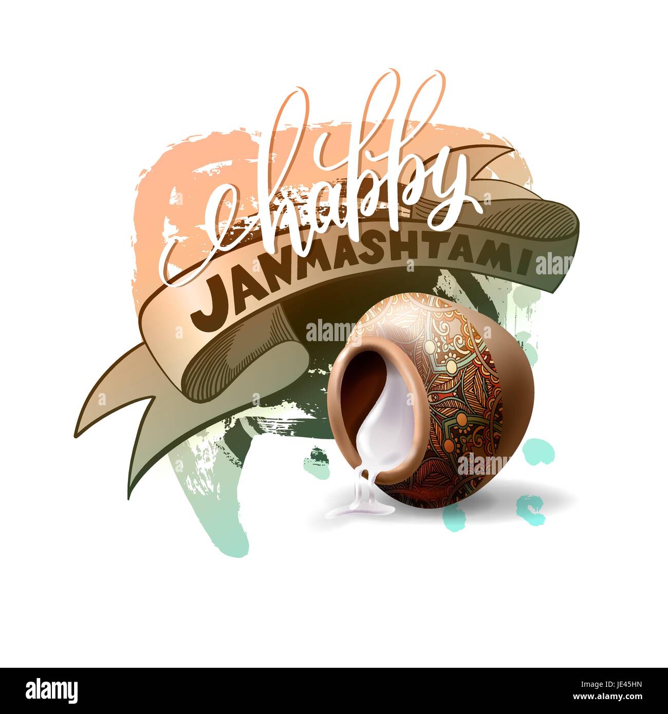 Happy birthday banner realistic Cut Out Stock Images & Pictures - Alamy