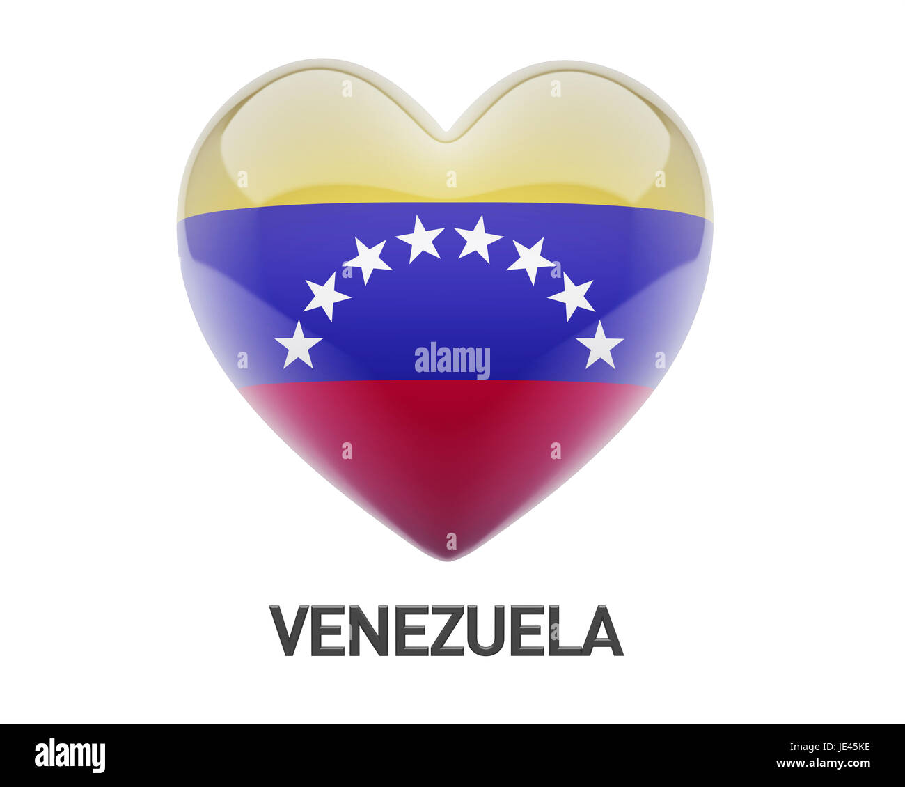 Venezuela heart Cut Out Stock Images & Pictures - Alamy