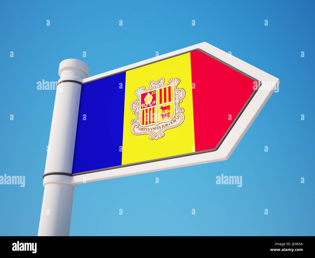 Andorra road sign hi-res stock photography and images - Alamy