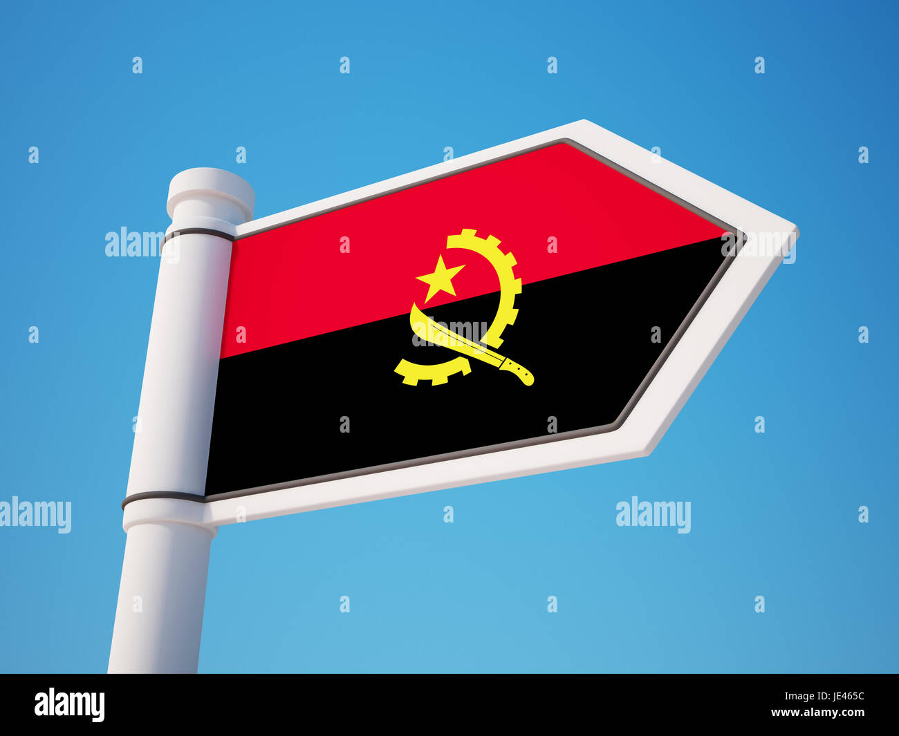 Angola road sign hi-res stock photography and images - Alamy