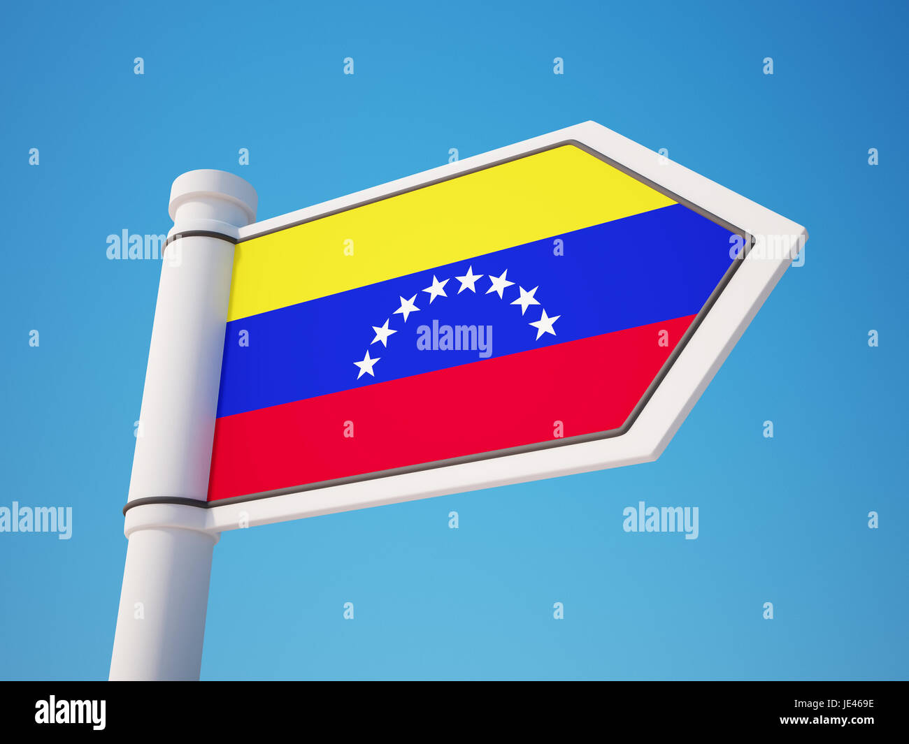 Venezuela road sign hi-res stock photography and images - Alamy