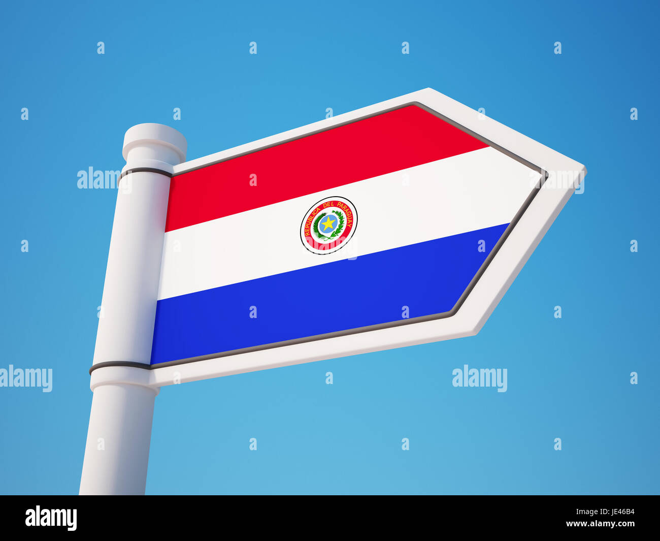 Paraguay road sign hi-res stock photography and images - Alamy
