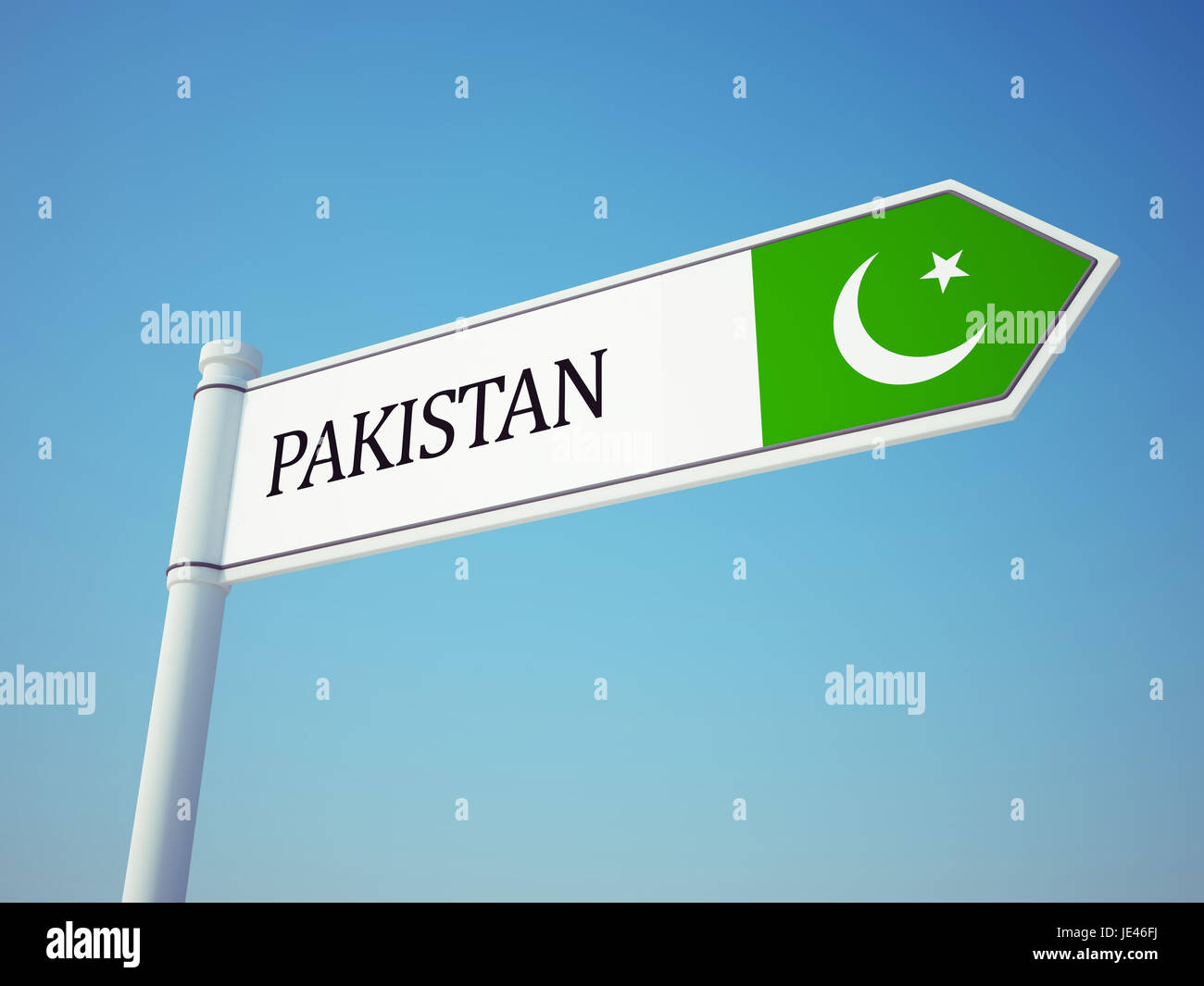 Pakistan road sign hi-res stock photography and images - Alamy