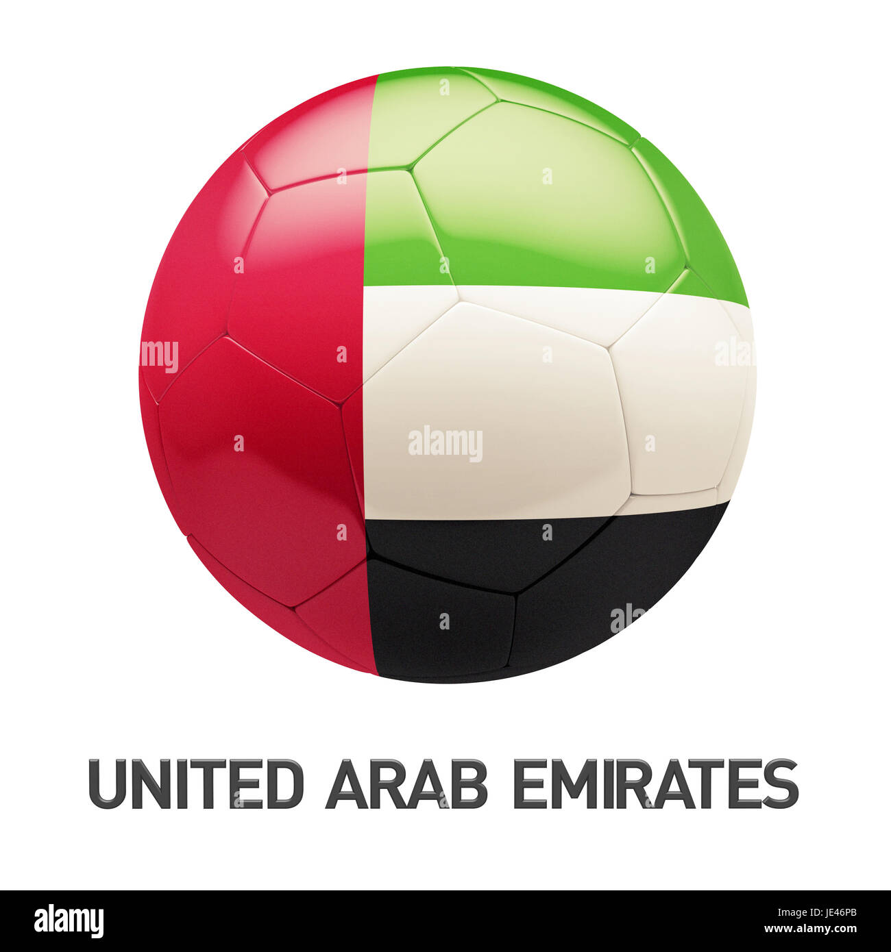United Arab Emirates Soccer Icon isolated on white background Stock ...
