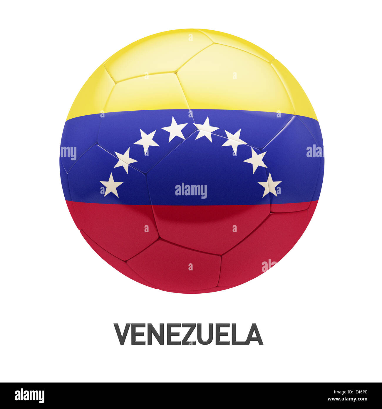 Venezuela flag soccer ball background Cut Out Stock Images & Pictures ...