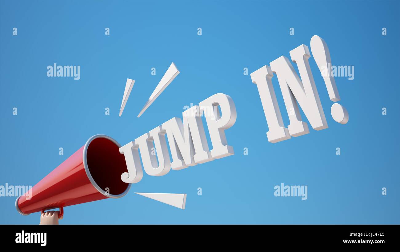 High Resolution Jump In Concept Stock Photo - Alamy