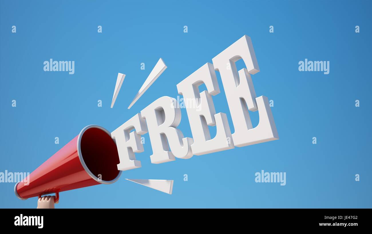 High Resolution Free Megaphone Concept Stock Photo - Alamy