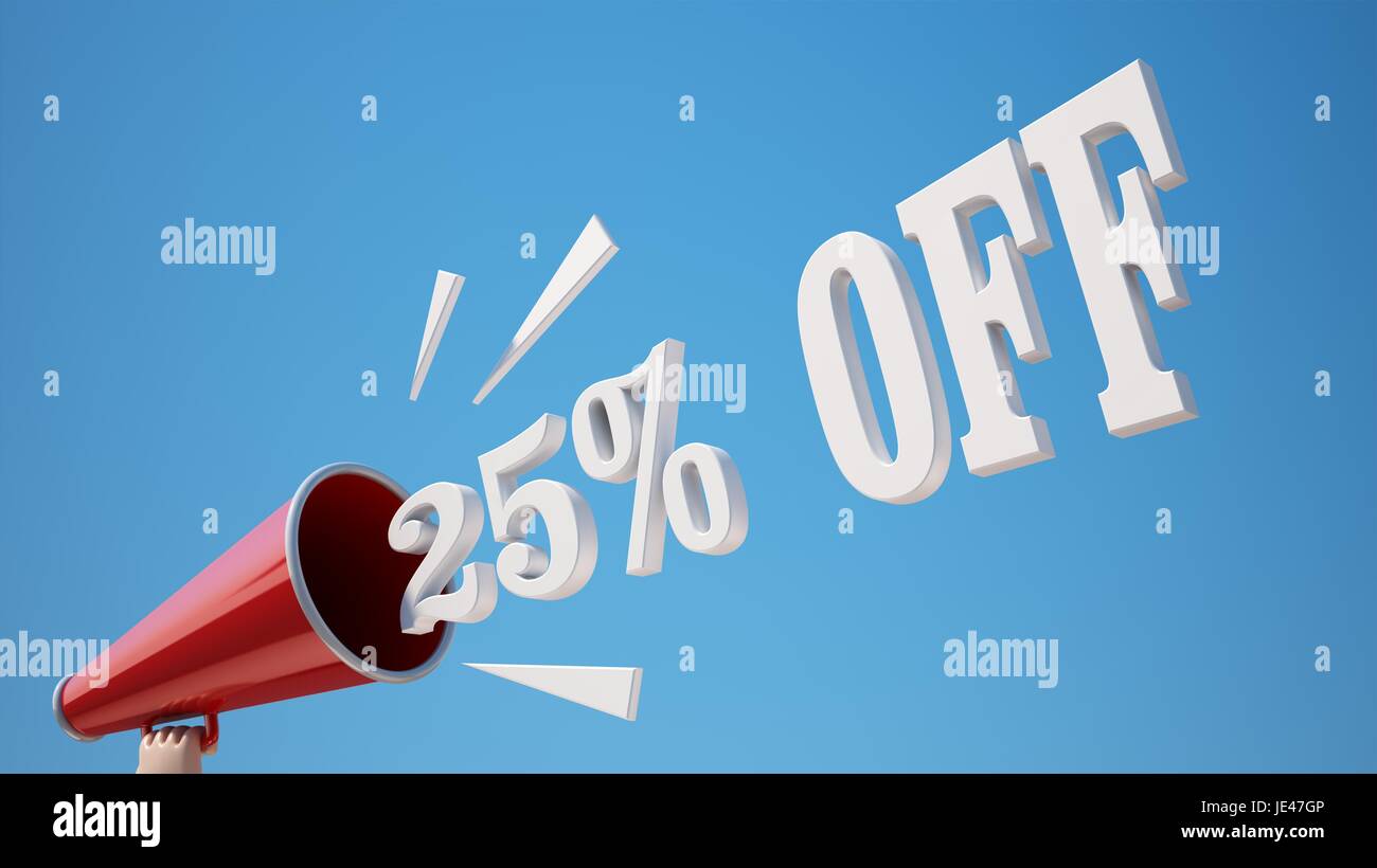 High Resolution 25 Percent Concept Stock Photo - Alamy