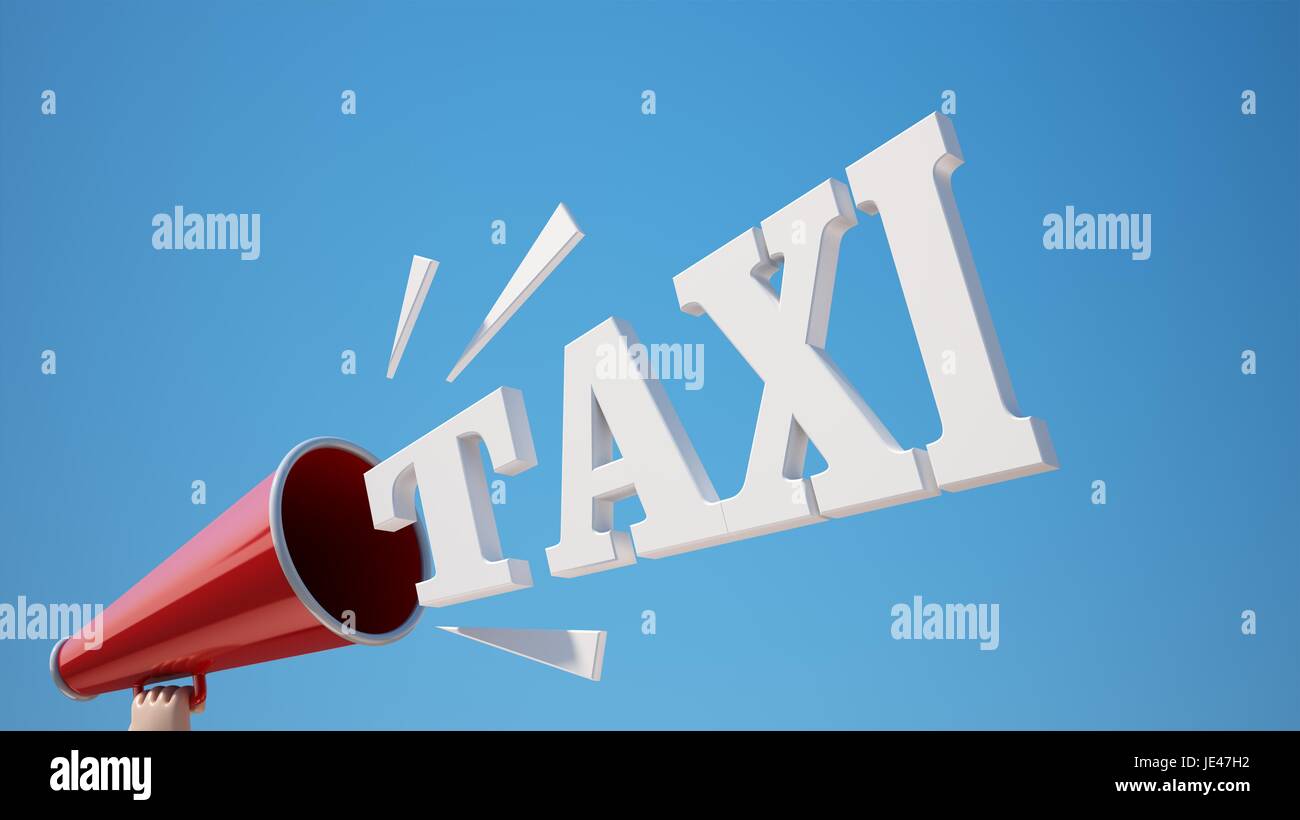 High Resolution Taxi Concept Stock Photo - Alamy