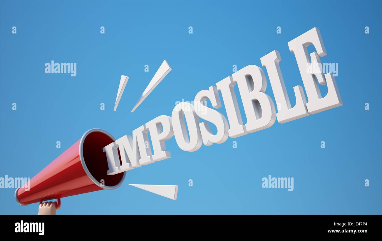 High Resolution Imposible Concept Stock Photo - Alamy