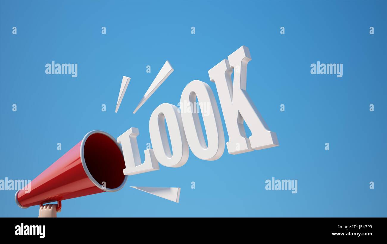 High Resolution Look Concept Stock Photo - Alamy