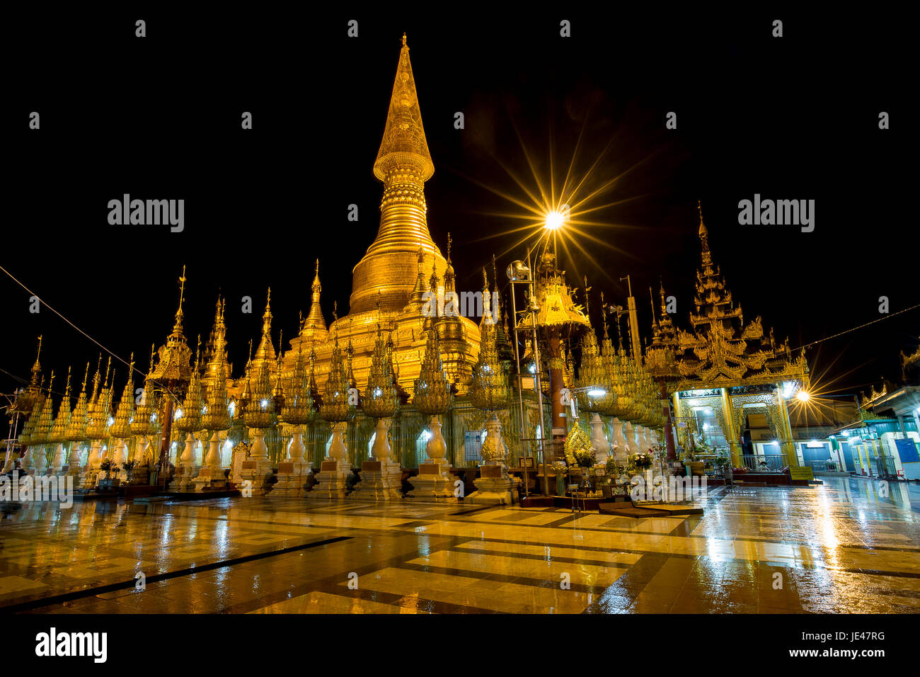 Shwe San Daw pagoda Pyay Myanmar Burma pagoda temple in Myanmar Stock ...