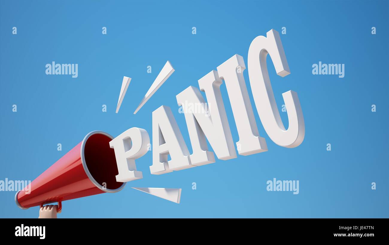 High Resolution Panic Concept Stock Photo - Alamy