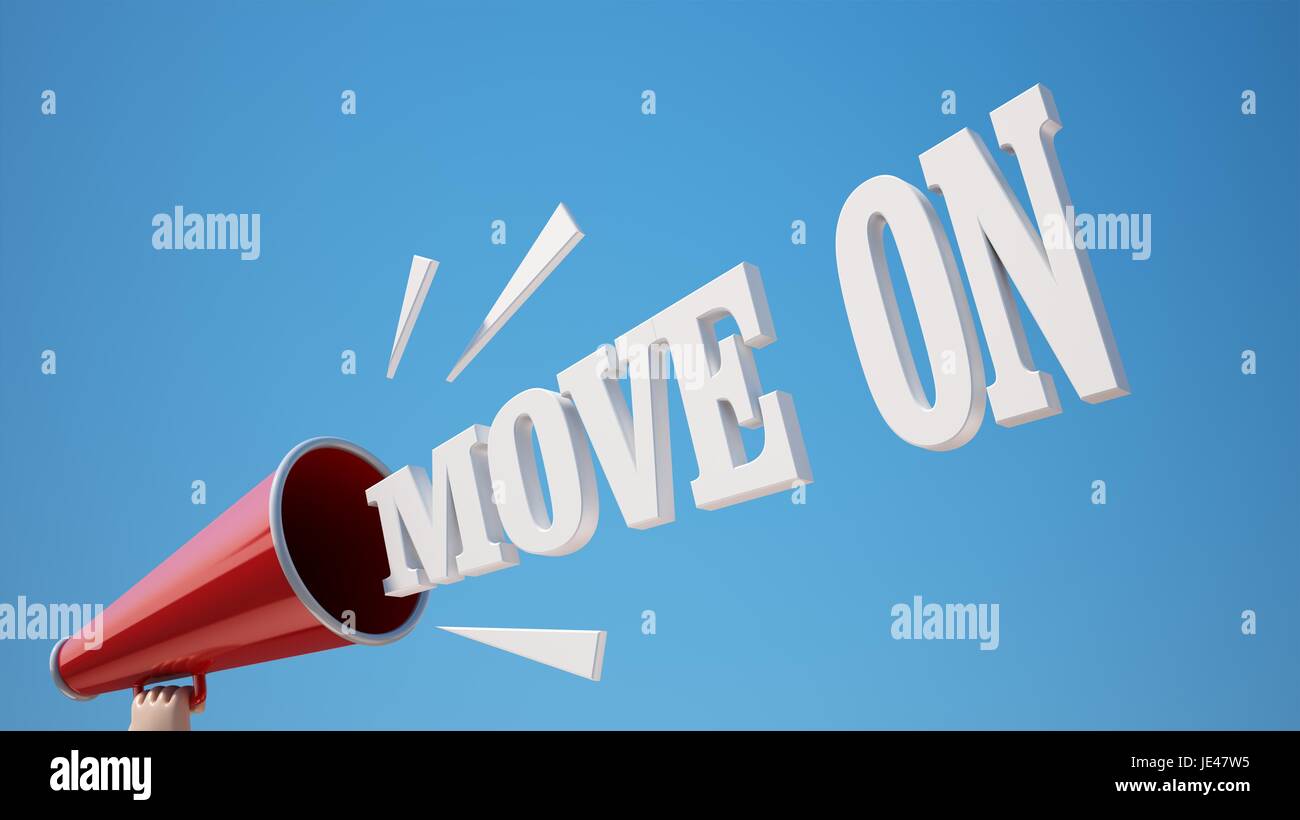 High Resolution Move On Concept Stock Photo - Alamy