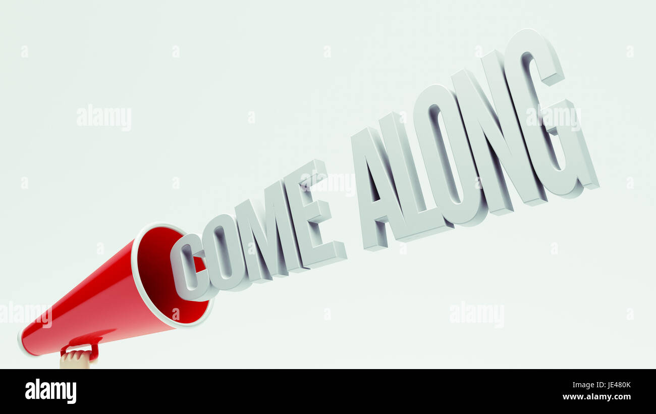 High Resolution Come Along Concept Stock Photo - Alamy