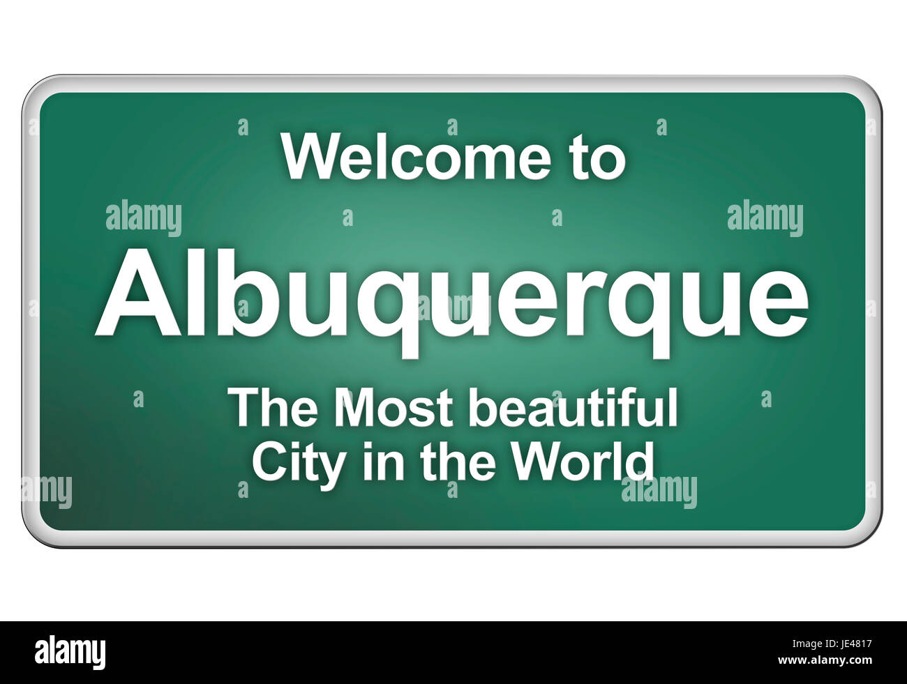Route 66 albuquerque sign Cut Out Stock Images & Pictures - Alamy