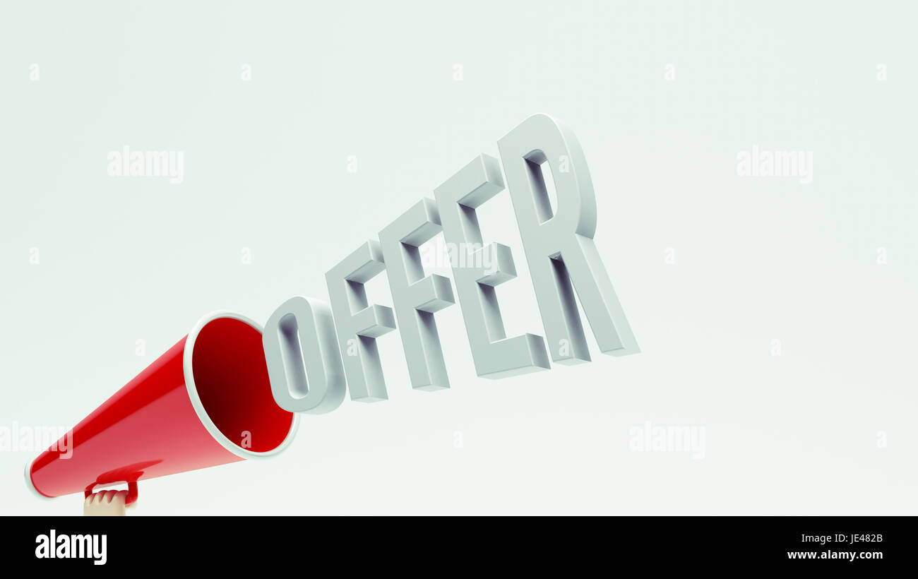 High Resolution Offer Concept Stock Photo - Alamy