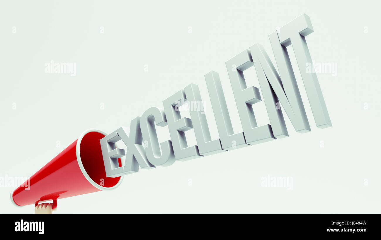 High Resolution Excellent Concept Stock Photo - Alamy