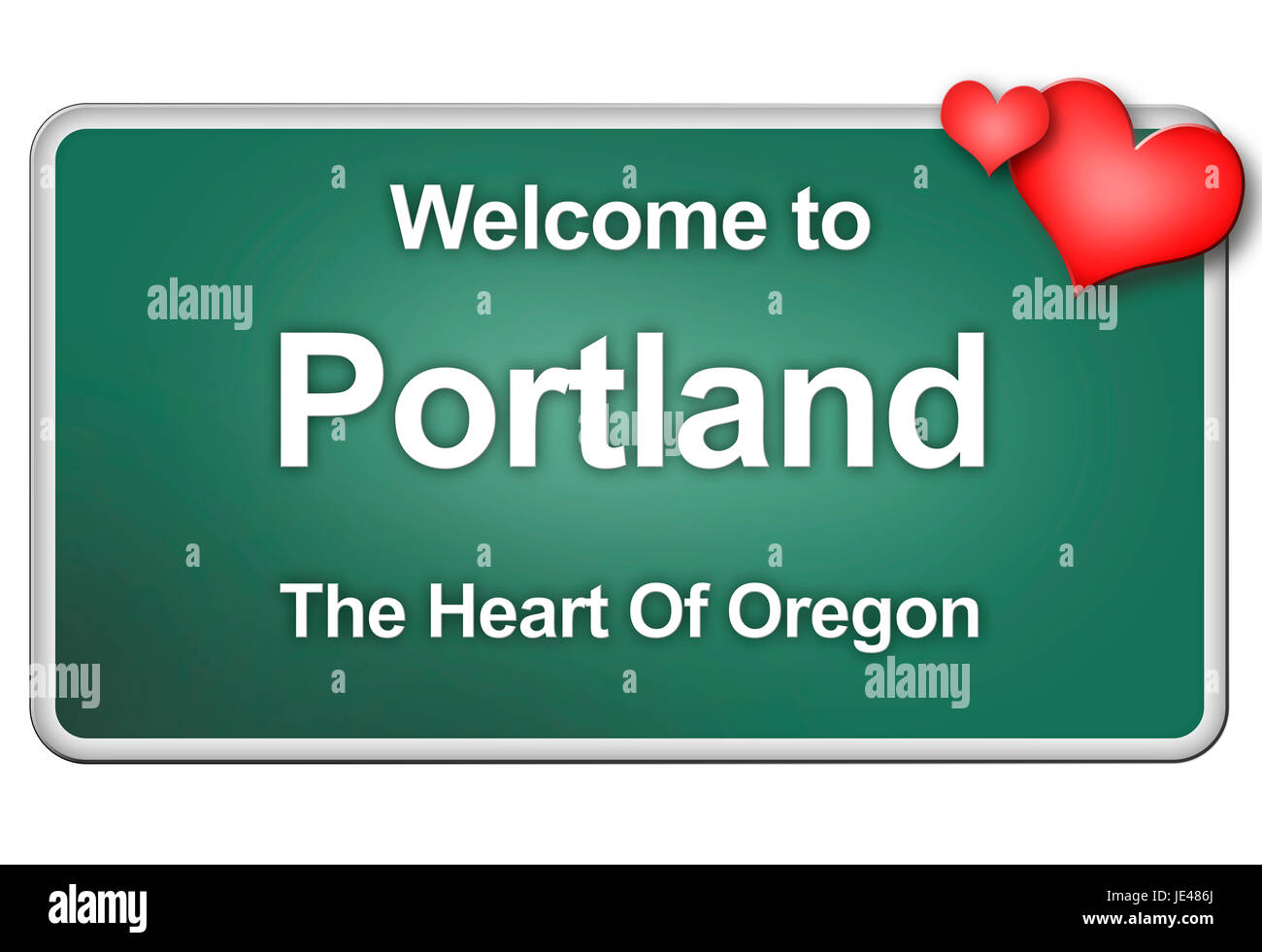 Welcome state sign truck hi-res stock photography and images - Alamy