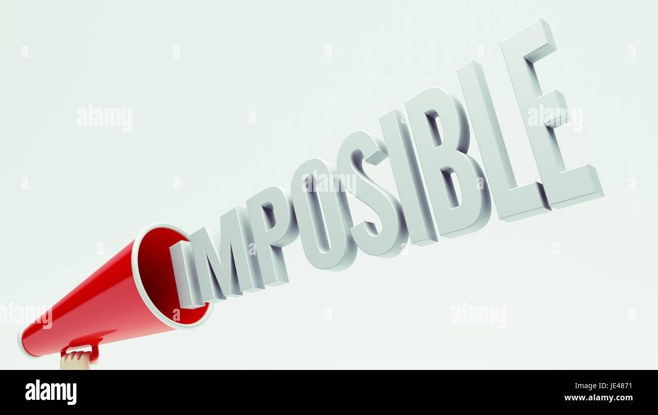 High Resolution Imposible Concept Stock Photo - Alamy