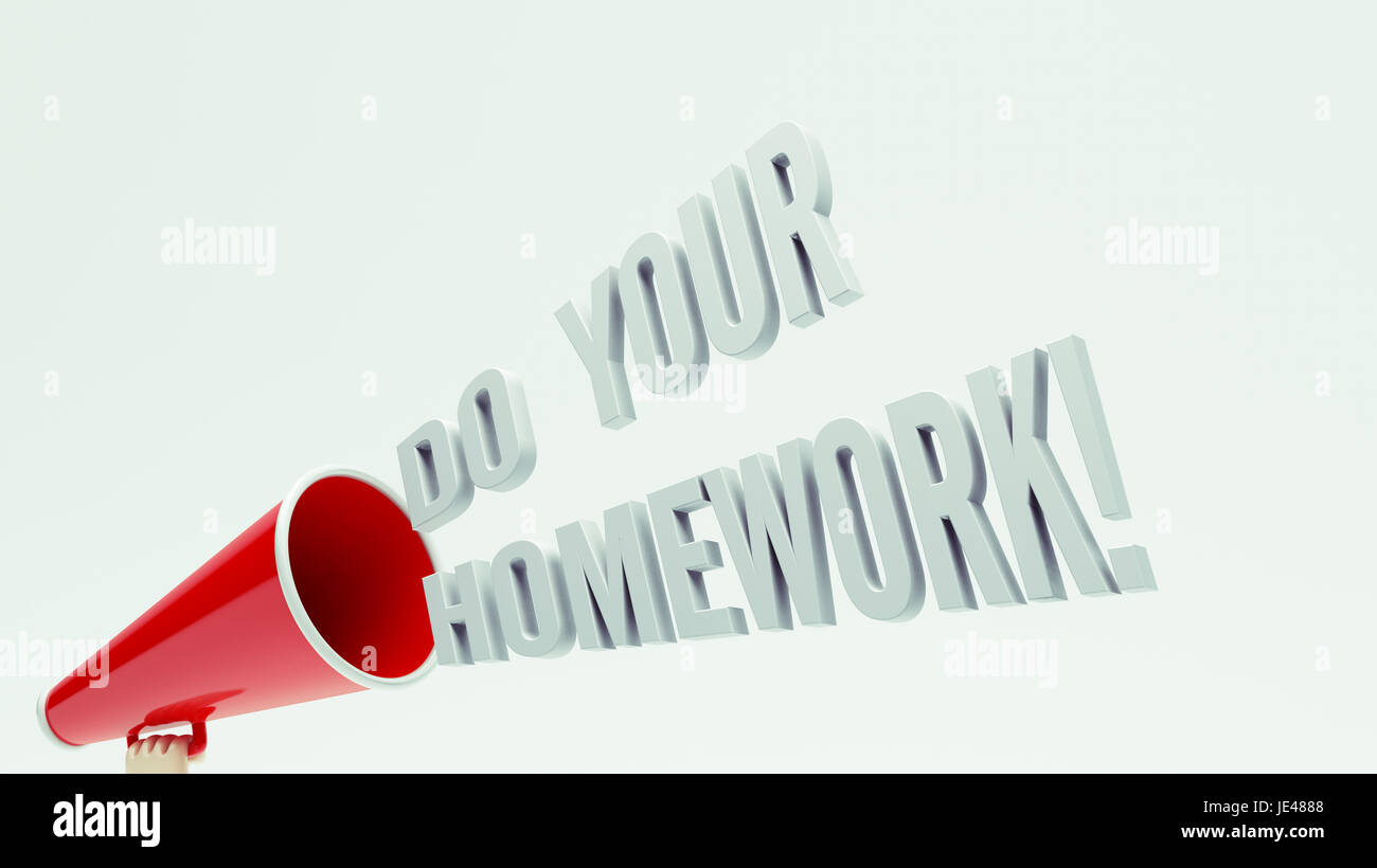High Resolution Homework Concept Stock Photo - Alamy