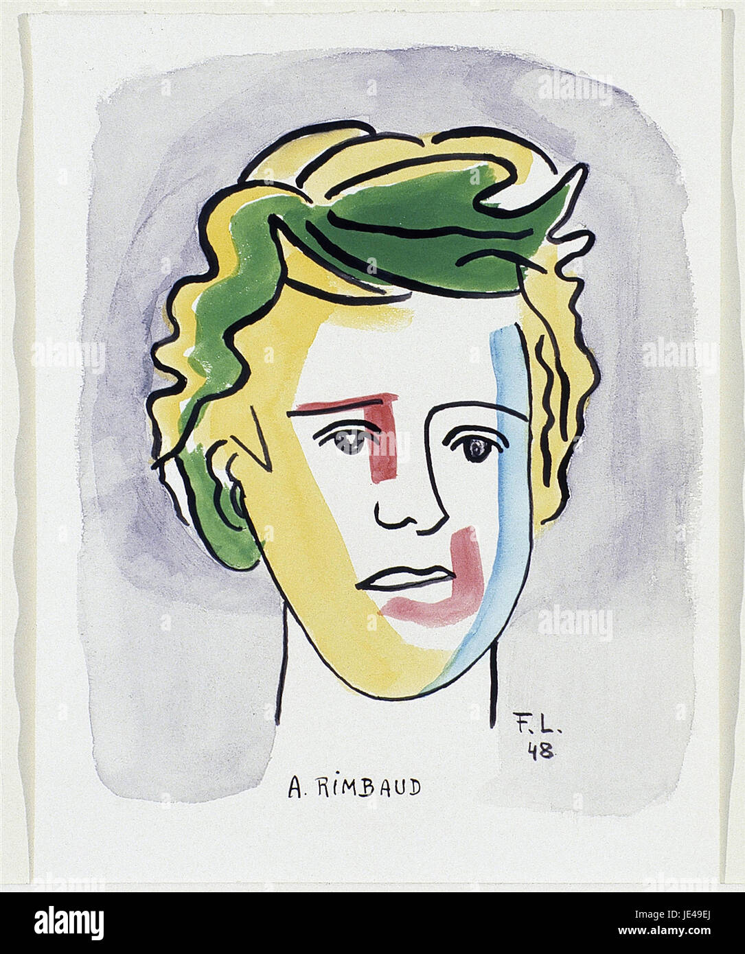 Fernand Léger - Rimbaud - 1948 Stock Photo - Alamy