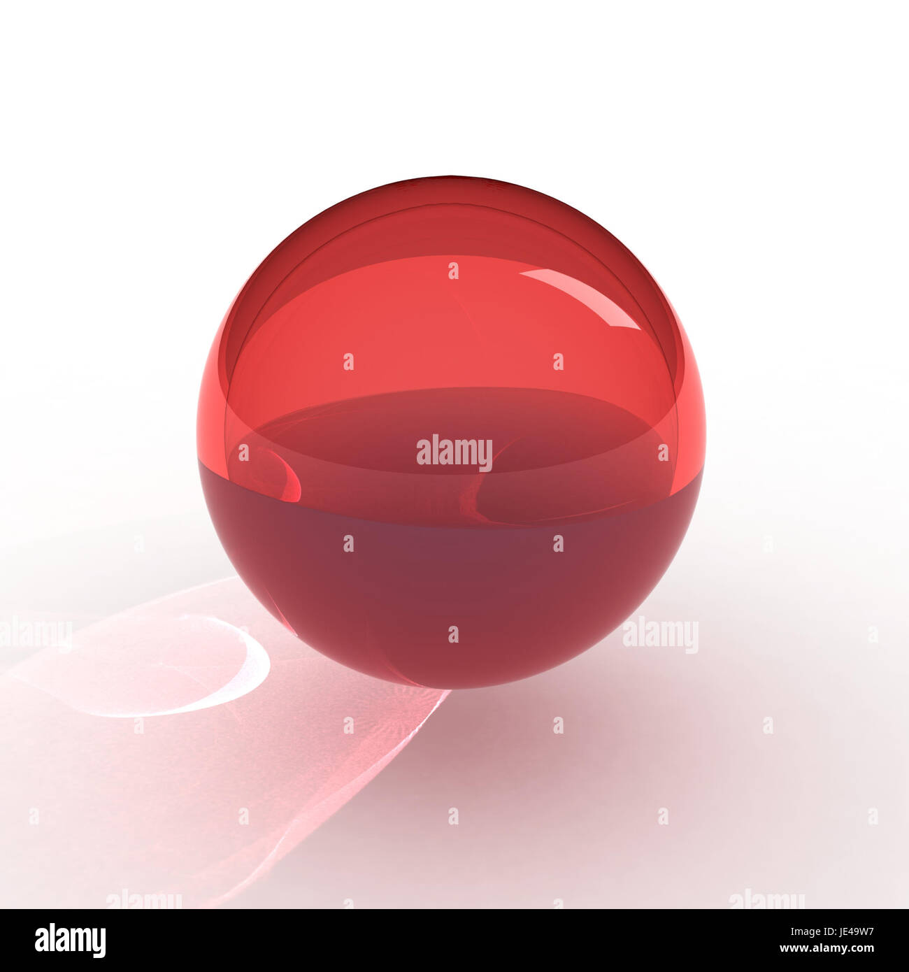 3d render of red ball Stock Photo - Alamy