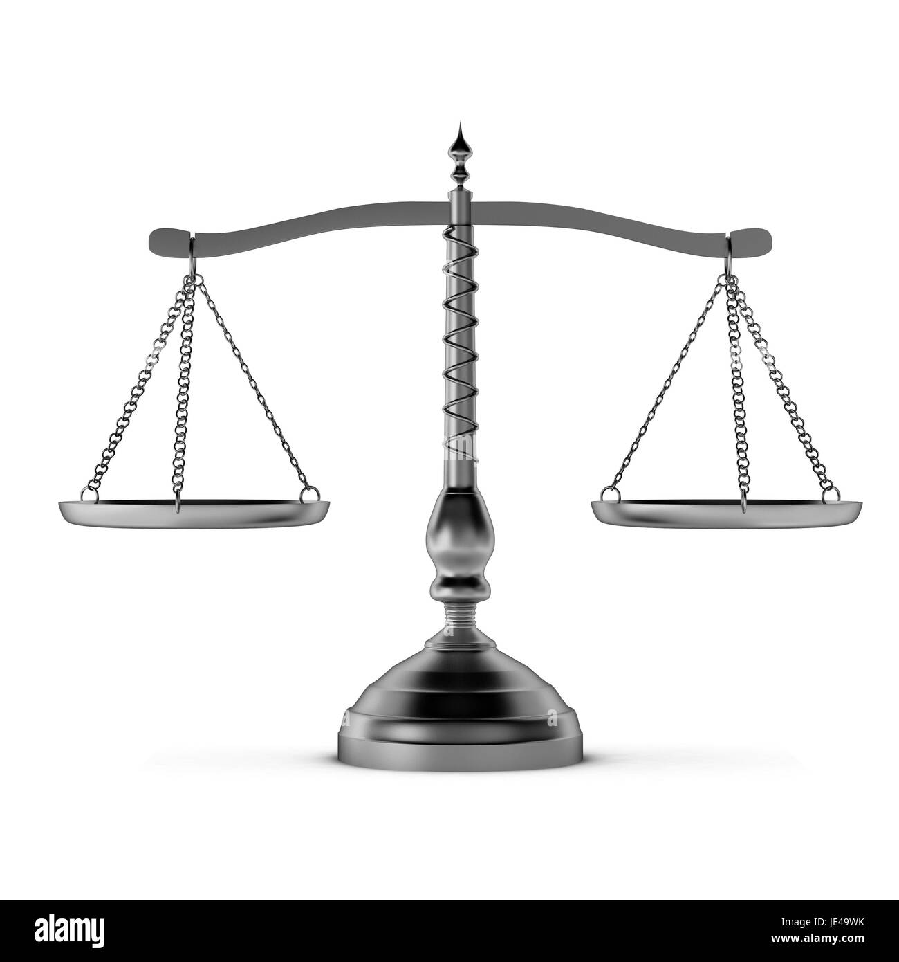 3d render of silver scales Stock Photo - Alamy