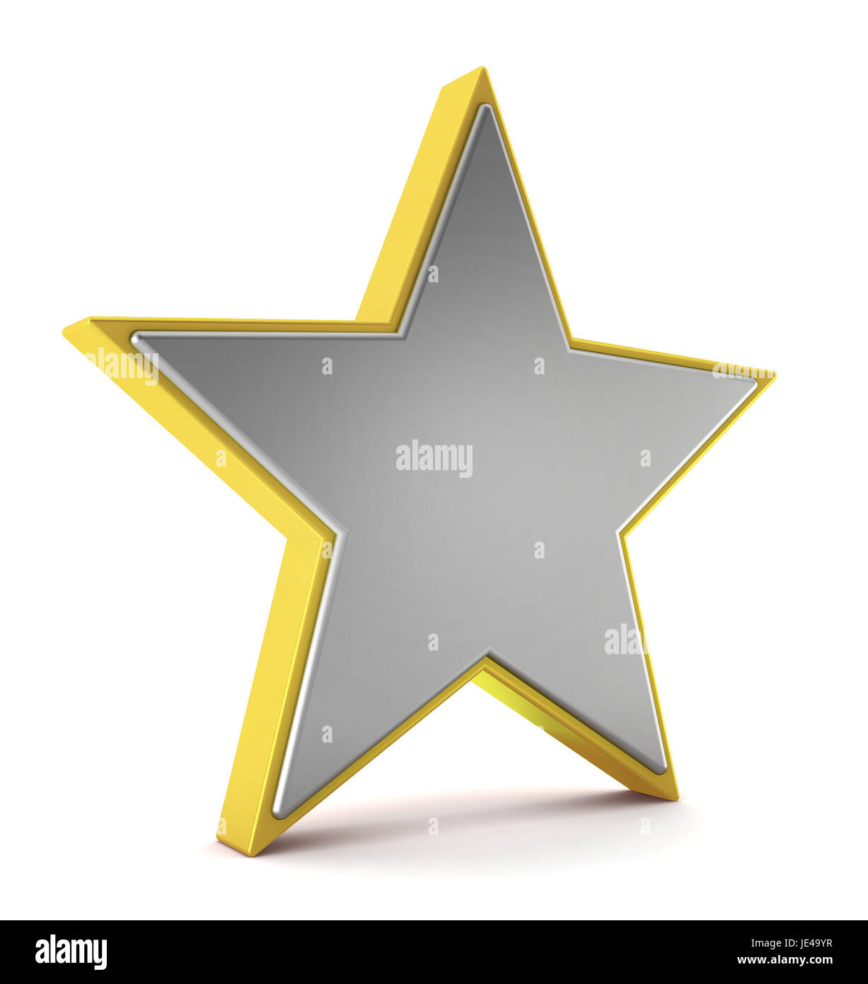 star - 3d render on white Stock Photo - Alamy