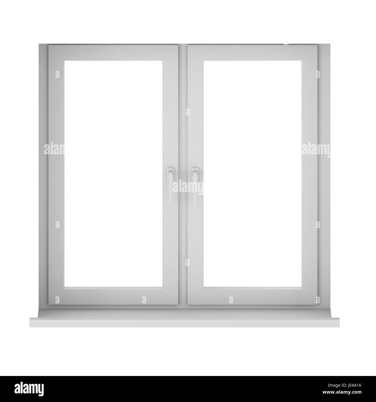 3d render of window Stock Photo - Alamy