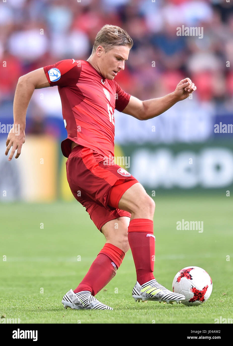 Michal Hubinek during the UEFA European Under-21 match between Czech ...