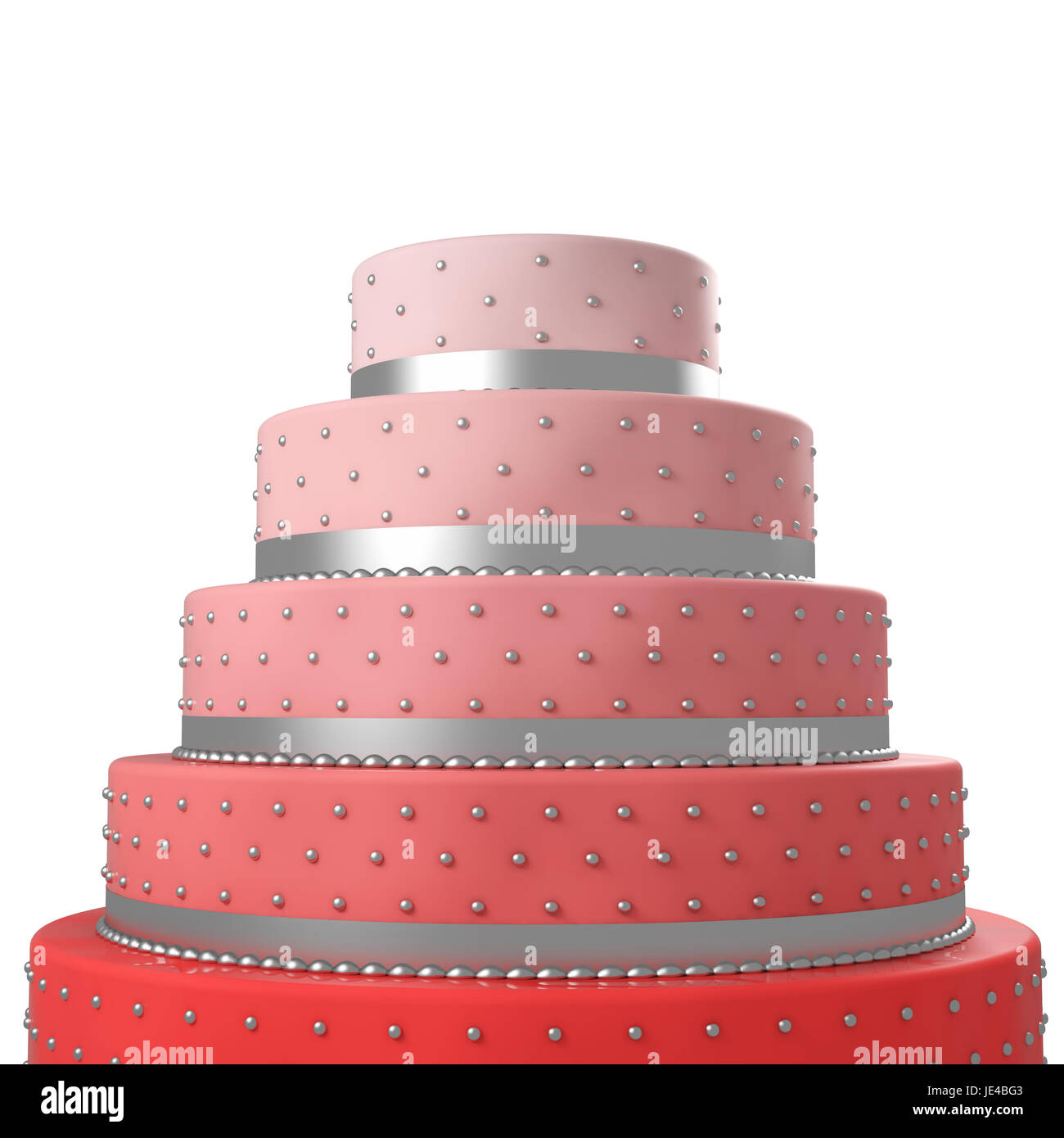 3d image of colorful wedding cake Stock Photo - Alamy
