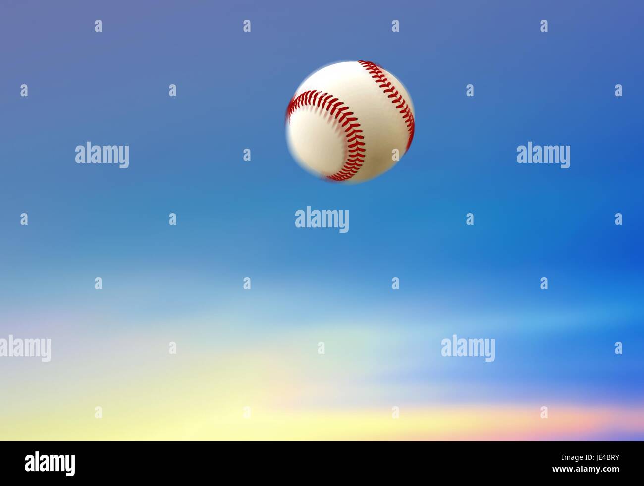 Baseball Ball Home Run Stock Photo - Alamy