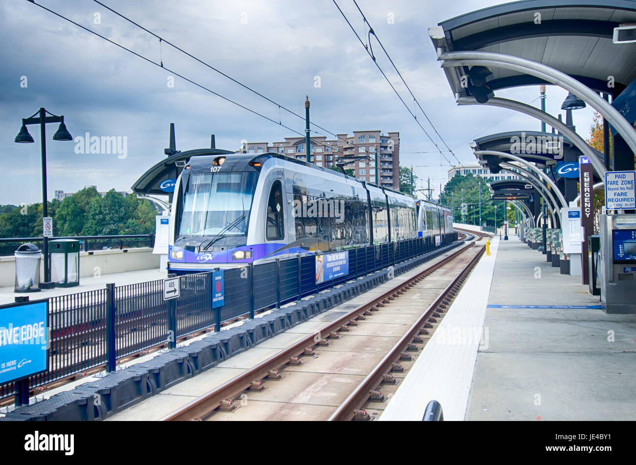 Charlotte area transit system hi-res stock photography and images - Alamy