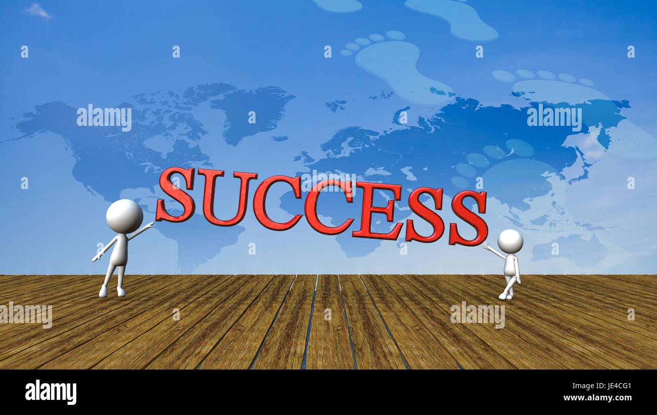 Success in business concept happy for adv or others purpose use Stock ...