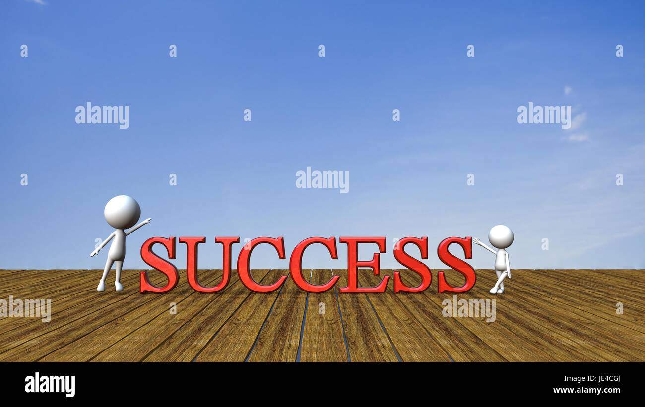 Success in business concept happy for adv or others purpose use Stock ...