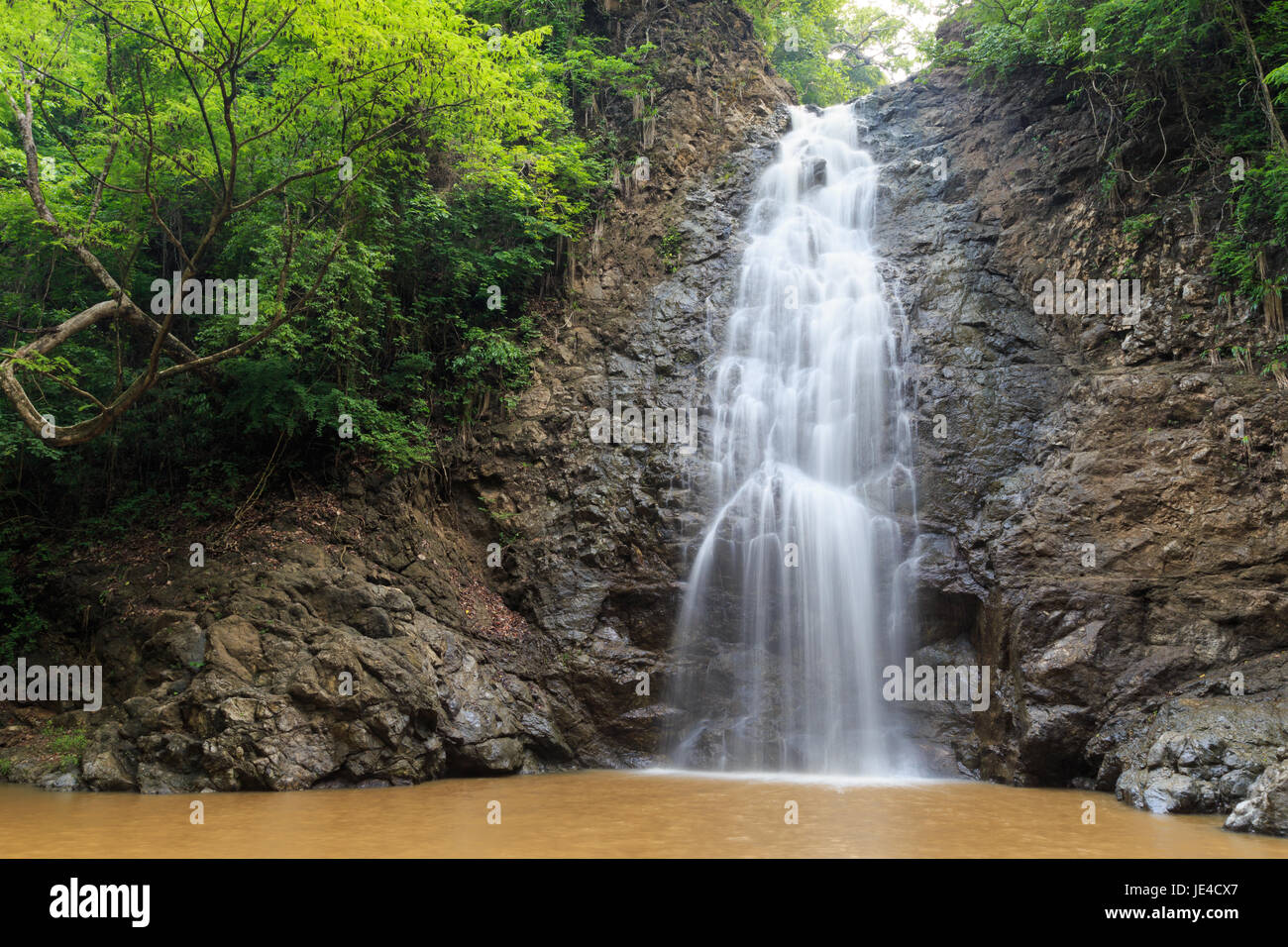 Montezuma waterfall in nature of Costa Rica Stock Photo - Alamy