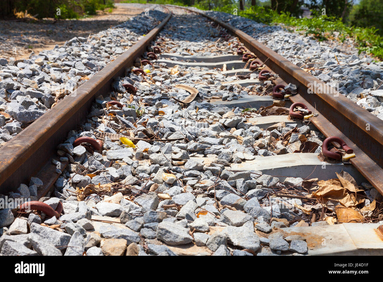 Close up railway line hi-res stock photography and images - Alamy