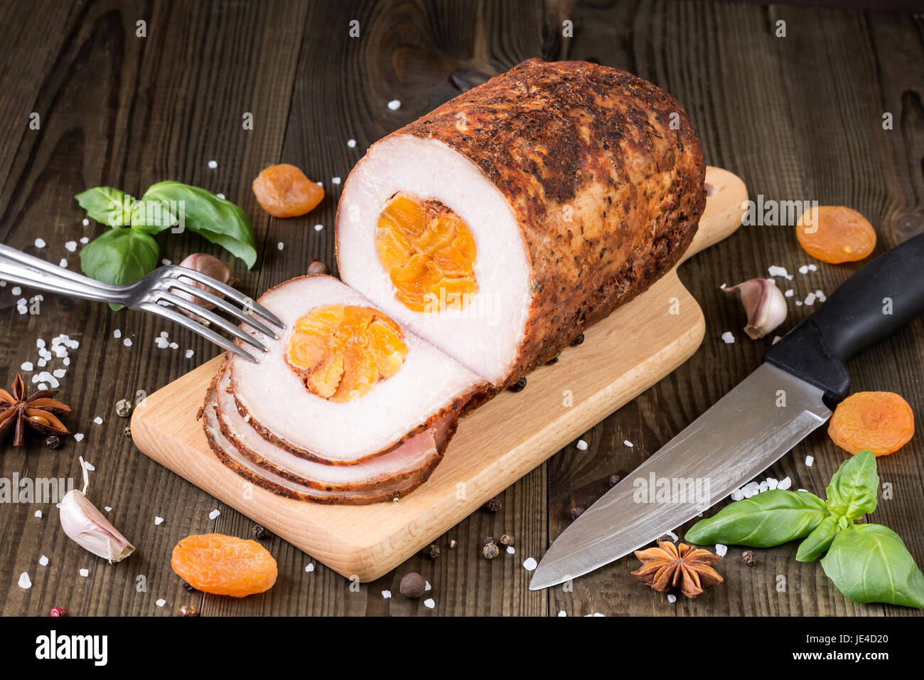 tasty homemade ham Stock Photo - Alamy