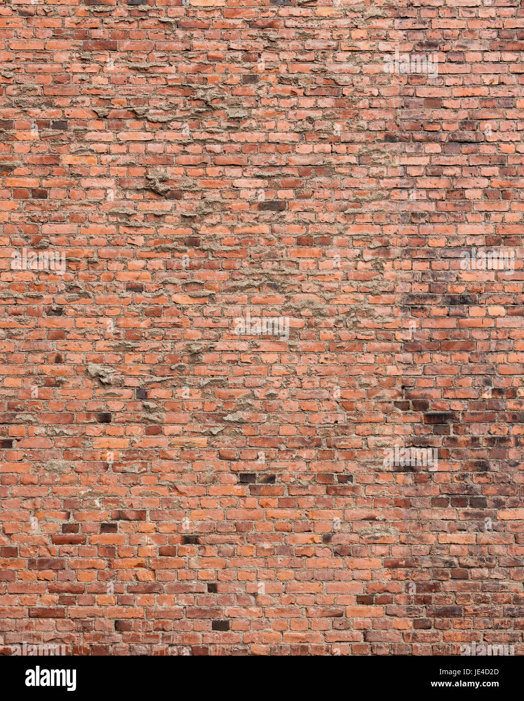 Old messy brick wall texture background exterior Stock Photo - Alamy