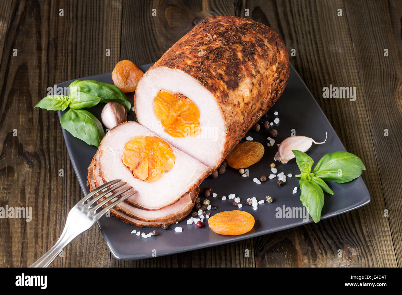 tasty homemade ham Stock Photo - Alamy