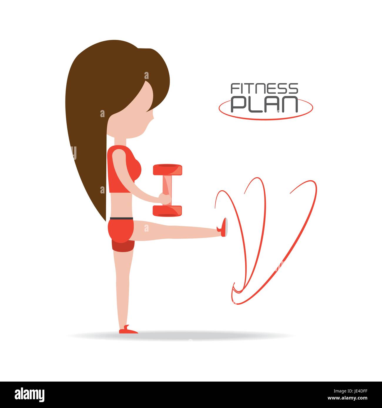 person do exercise to healthy lifestyle vector illustration Stock ...
