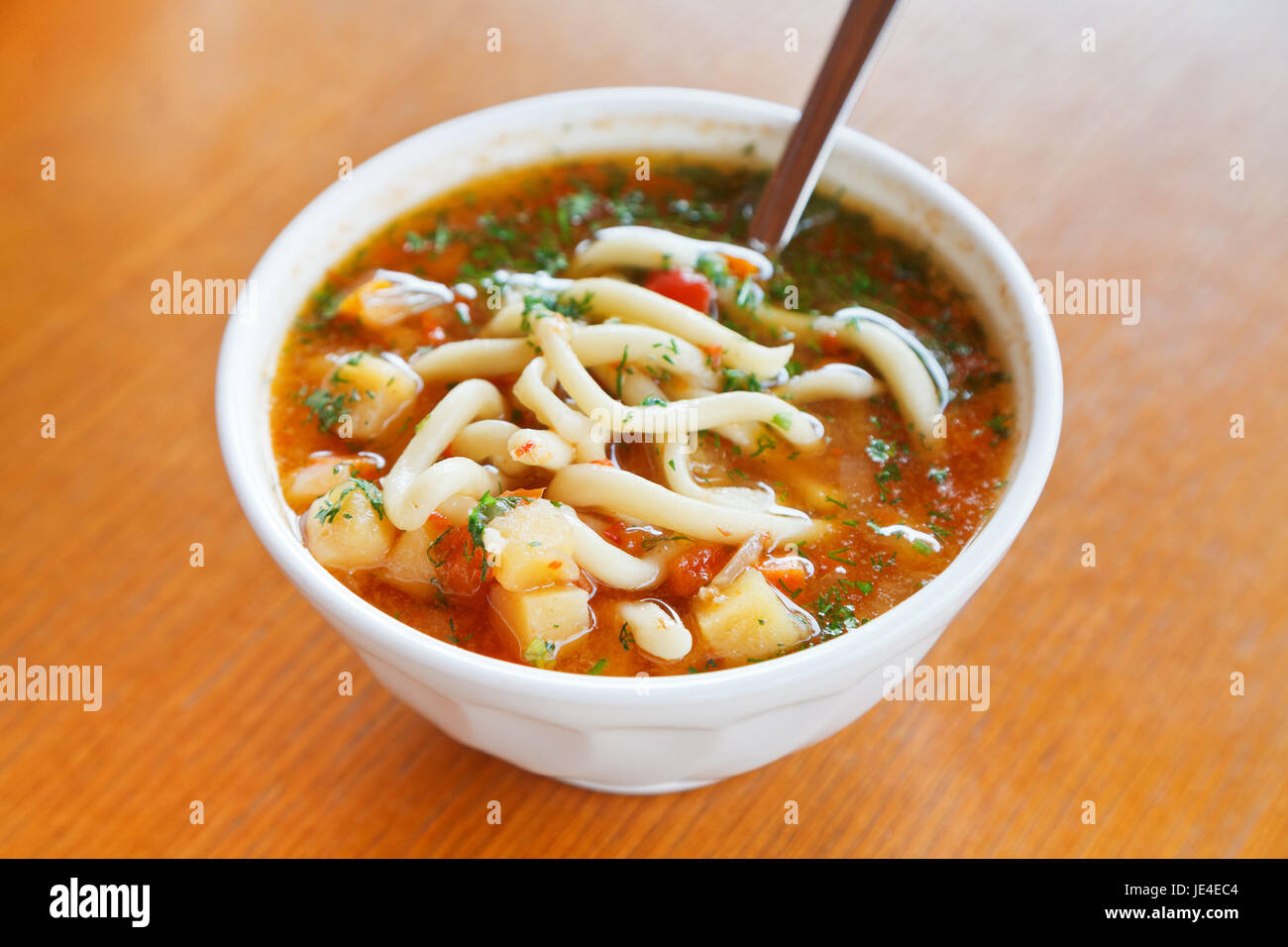 Crimean tatar cuisine lagman soup hi-res stock photography and images ...