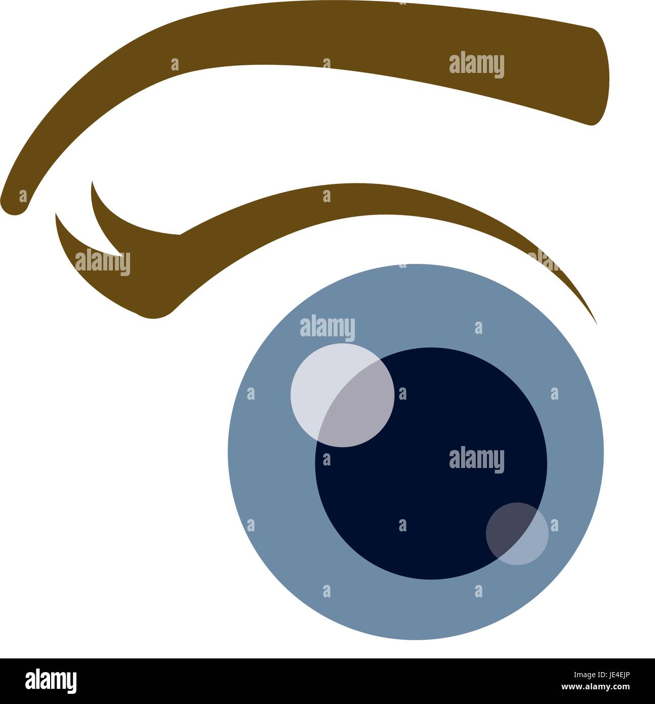 blue eye icon Stock Vector Image & Art - Alamy