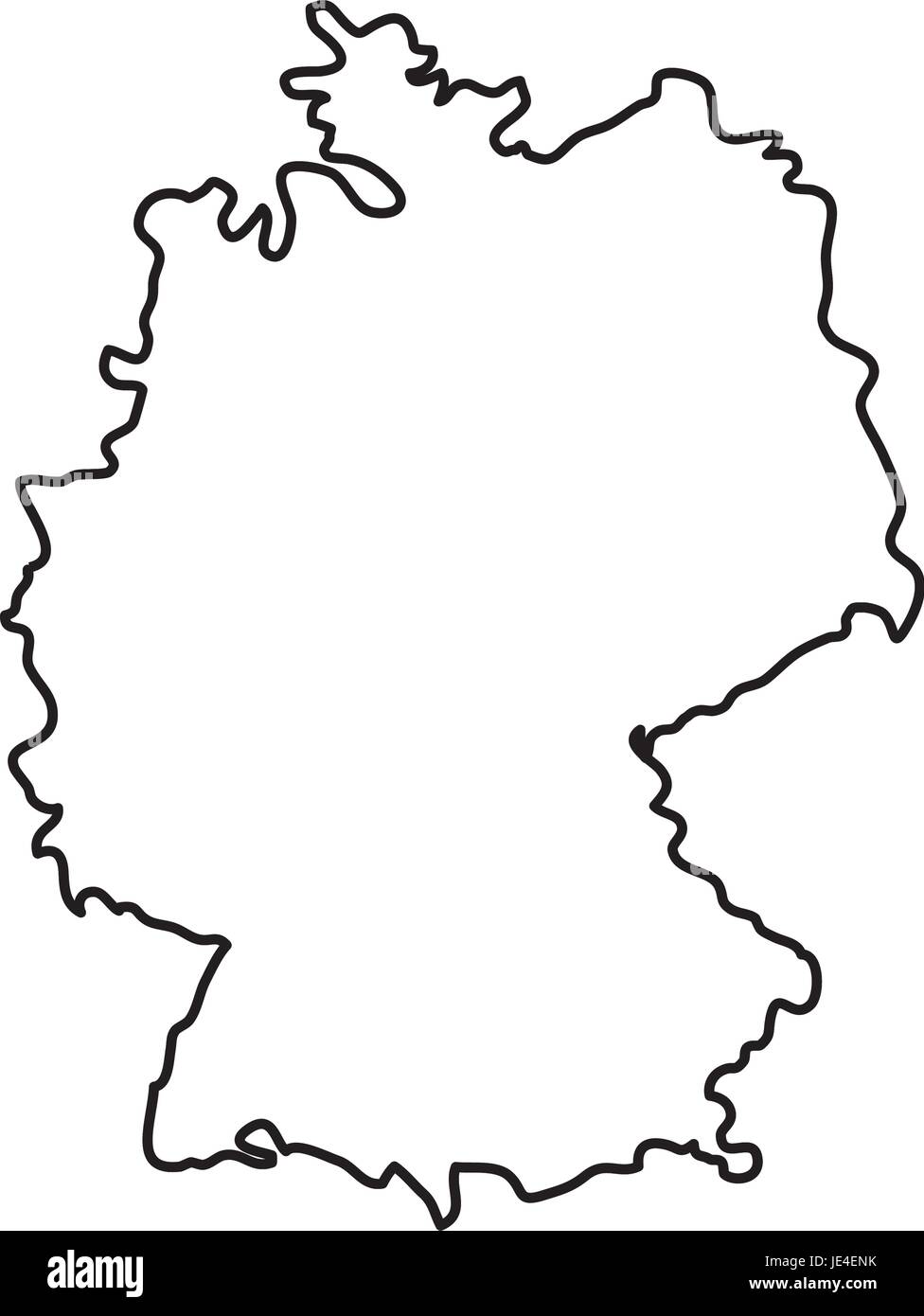 germany country map icon Stock Vector Image & Art - Alamy