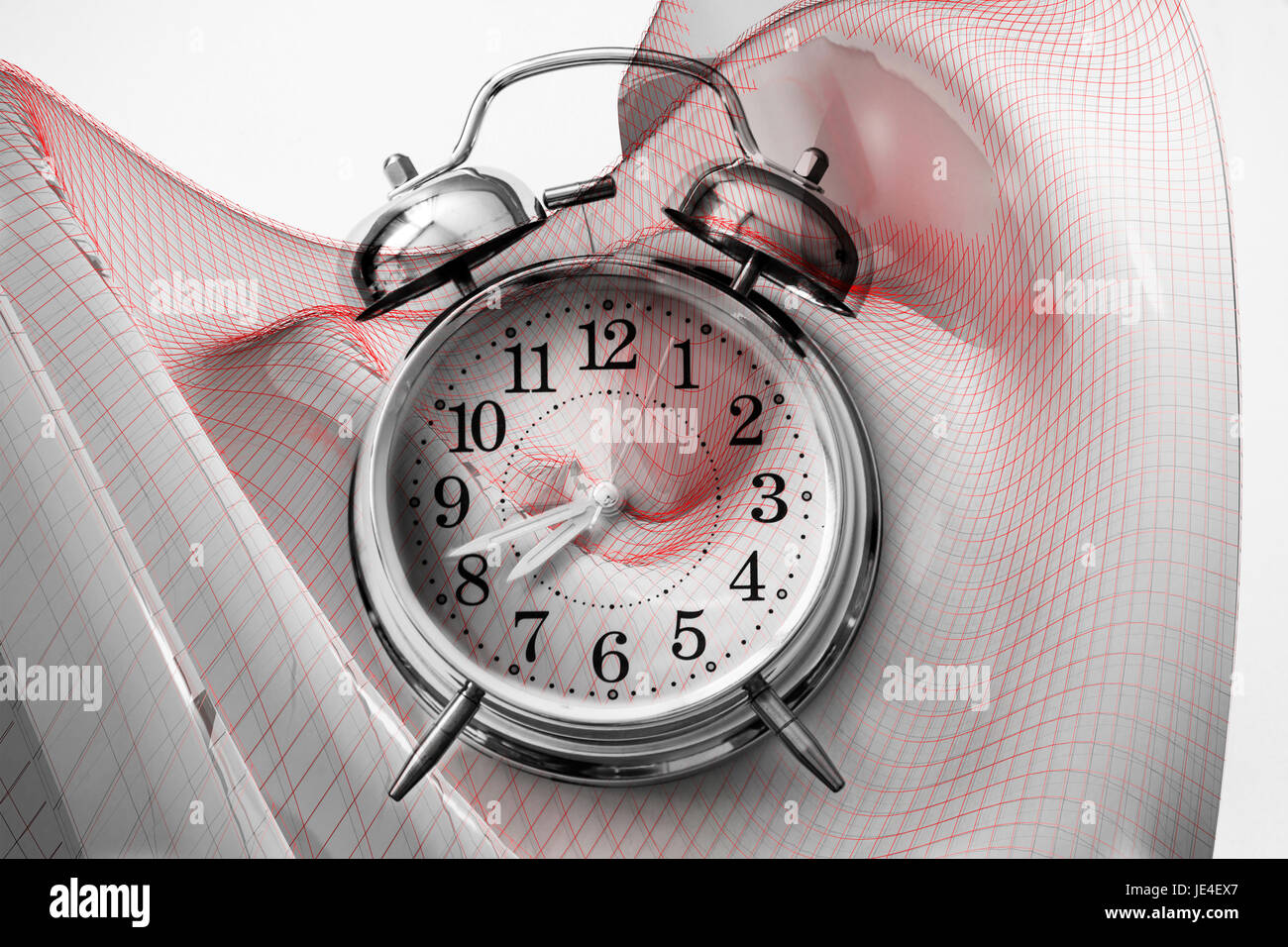 Time and Space Concept - Surface comes from 3D rendering Stock Photo ...